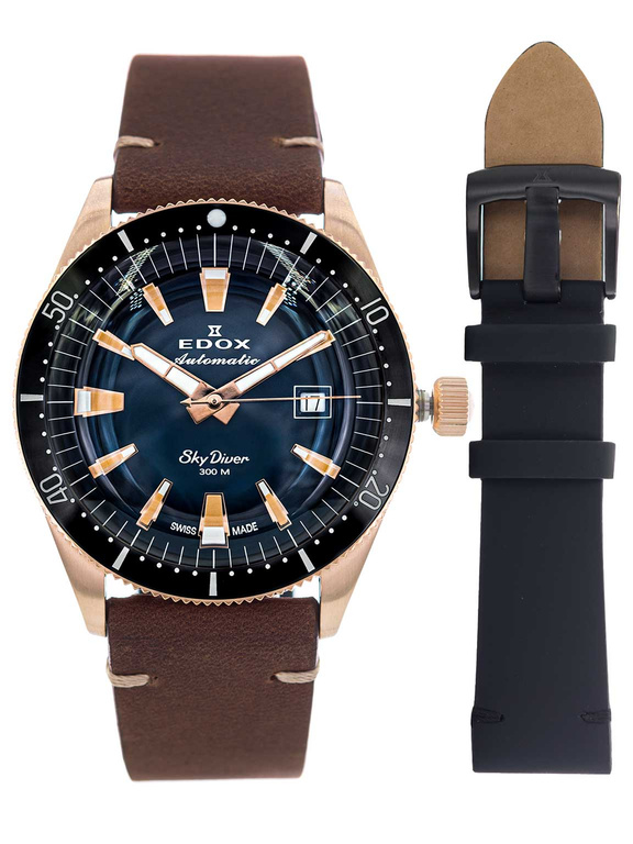 Zegarek Edox SKY DIVER 80126 BRN BUIDR - CrazyTime.pl