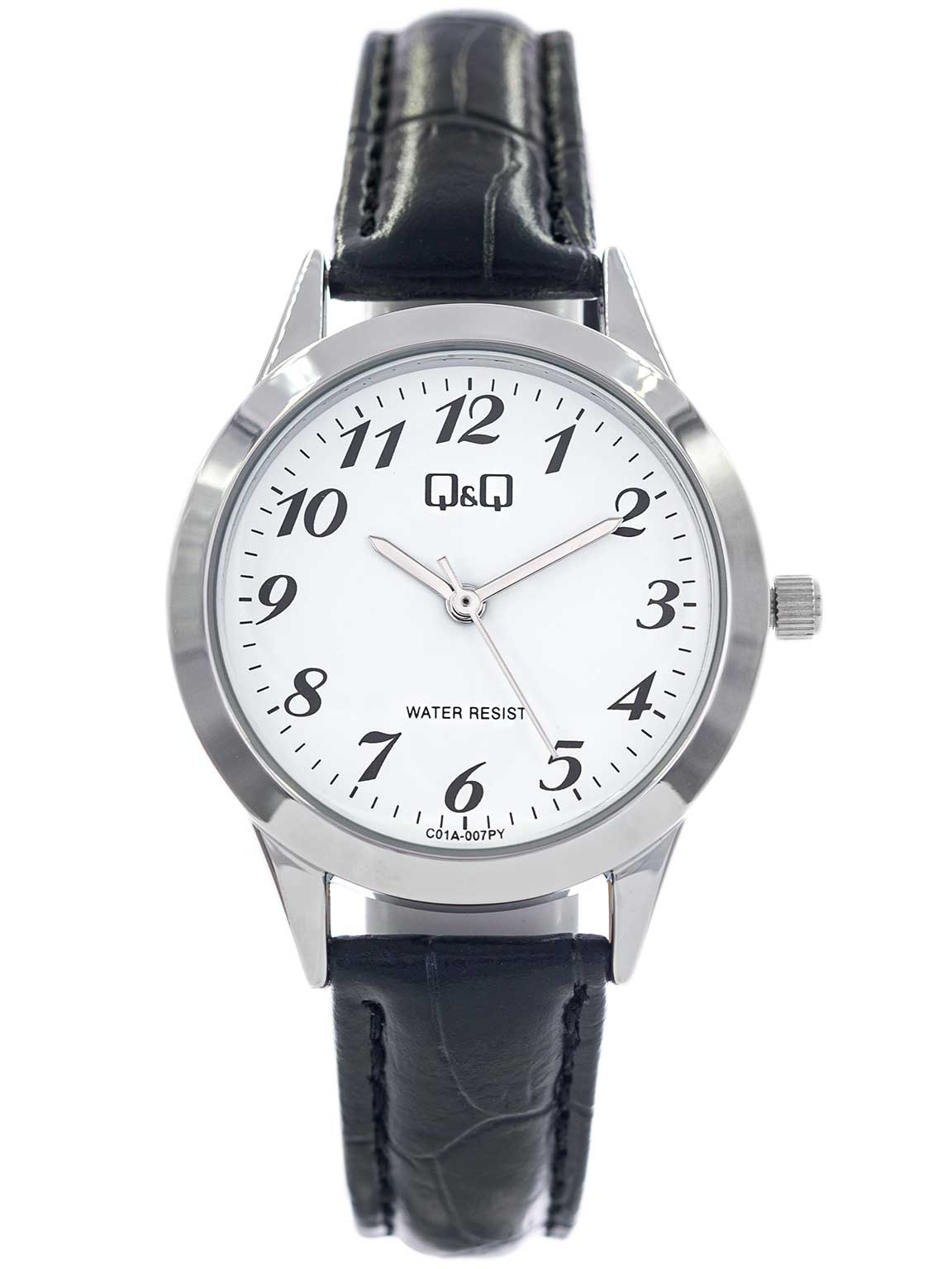 Zegarek Damski Q&Q C01A-007PY - CrazyTime.pl
