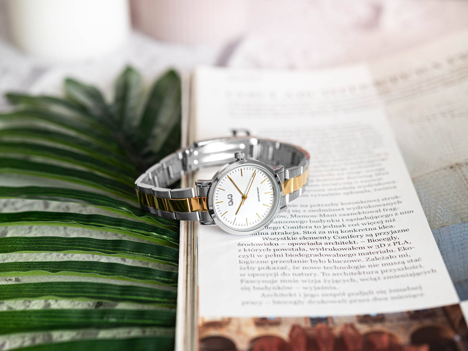 Zegarek Damski Q&Q C35A-004PY - CrazyTime.pl