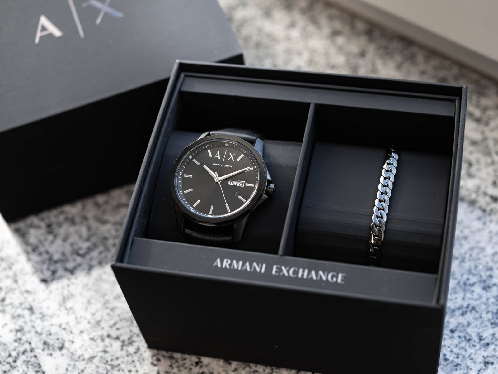 Zegarek Męski Armani Exchange Banks AX7147SET - CrazyTime.pl