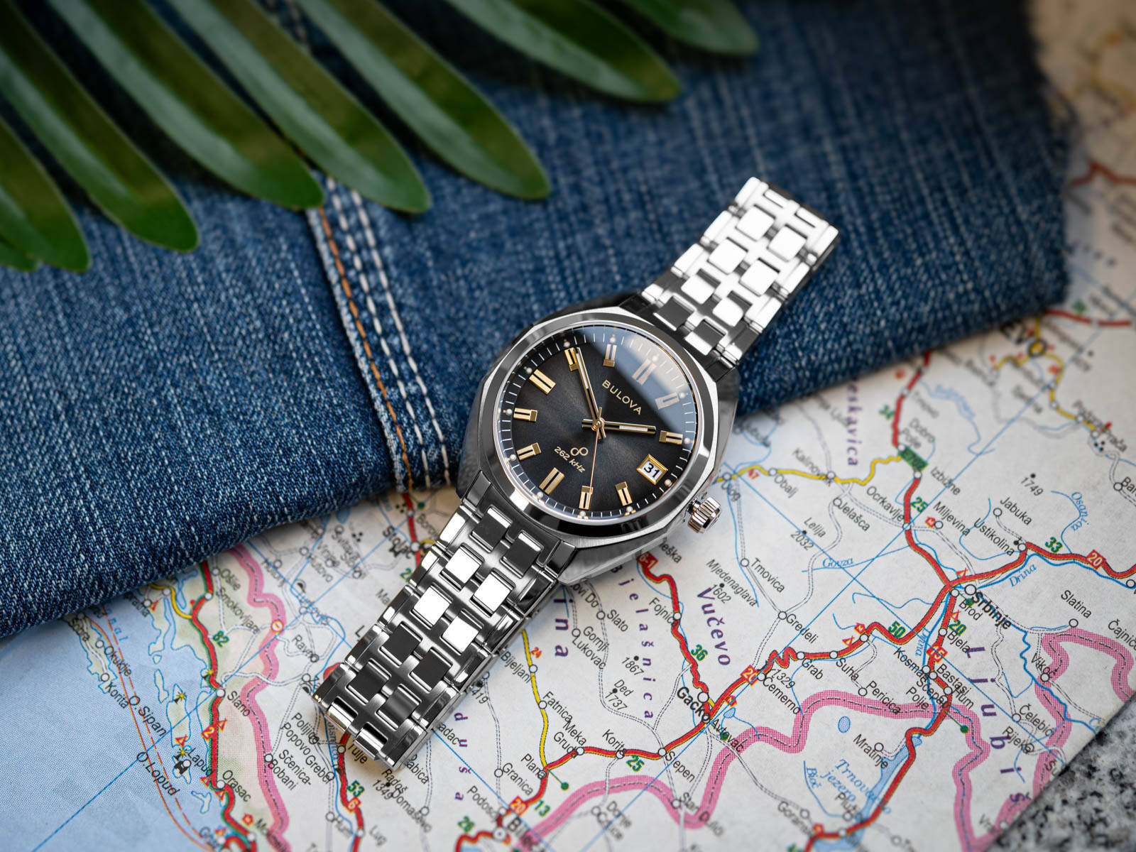 Zegarek Męski Bulova Jet Star 96B415 - CrazyTime.pl