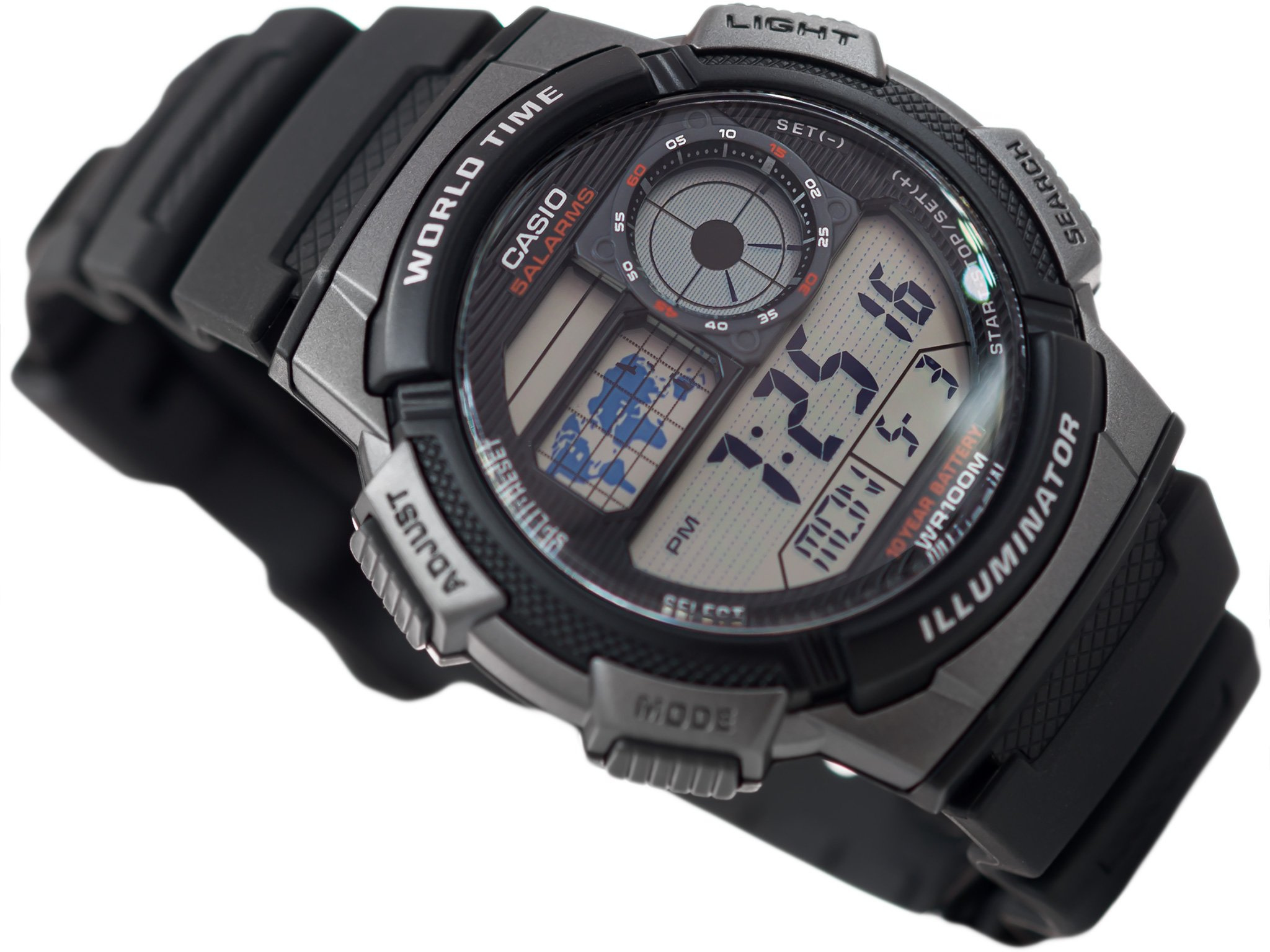 Zegarek Męski Casio AE-1000W-1BVEF - CrazyTime.pl