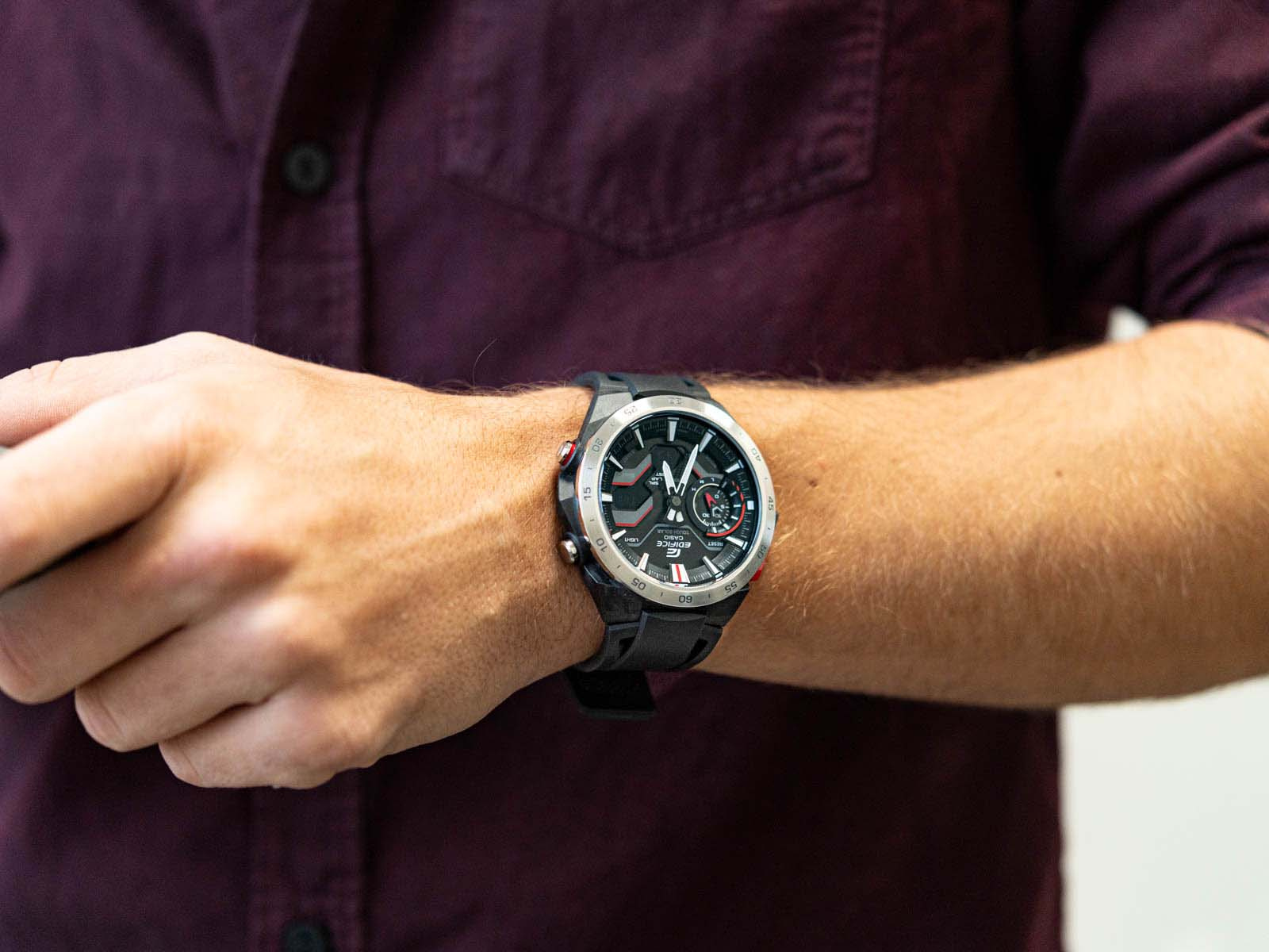 Zegarek Męski Casio Edifice Windflow ECB-2200P-1AEF - CrazyTime.pl