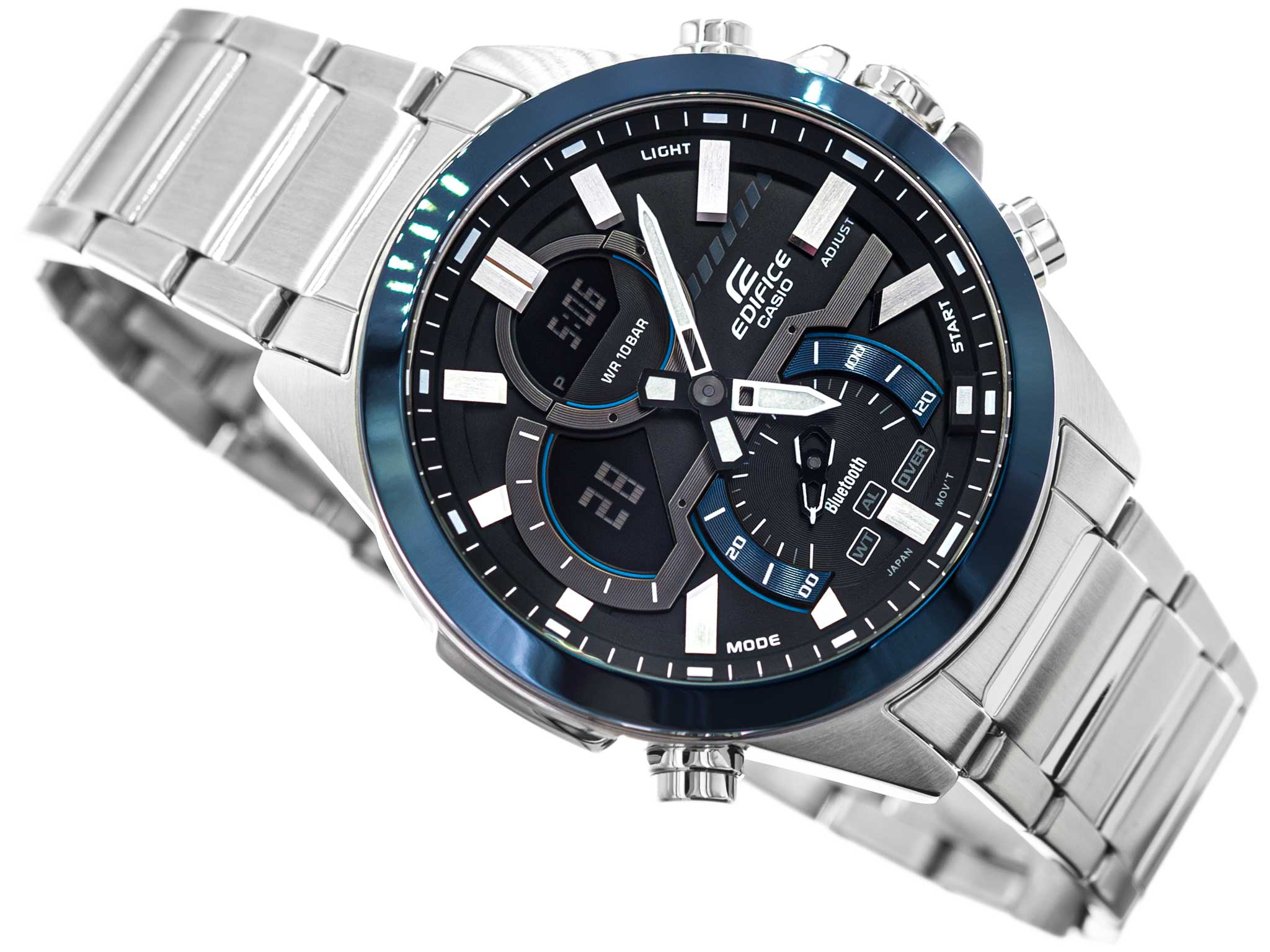 Zegarek Męski Casio Edifice ECB-30DB-1AEF - CrazyTime.pl