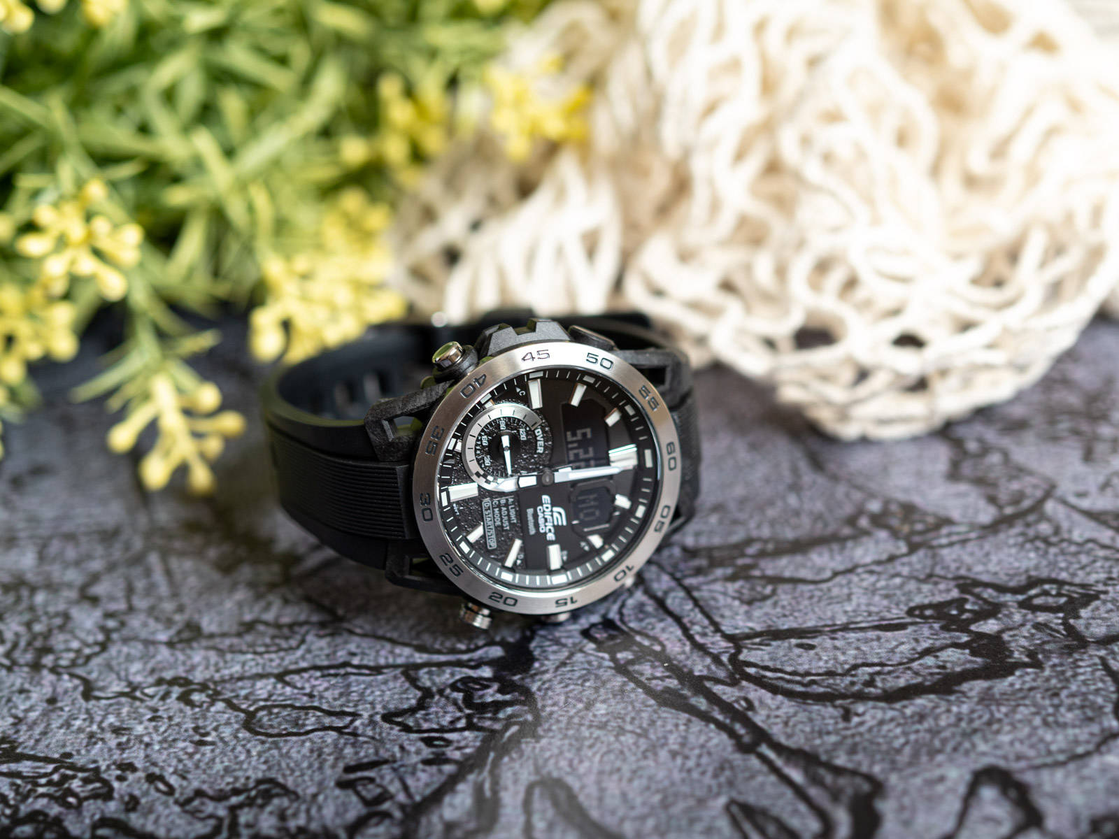 Zegarek Męski Casio Edifice ECB-40P-1AEF - CrazyTime.pl