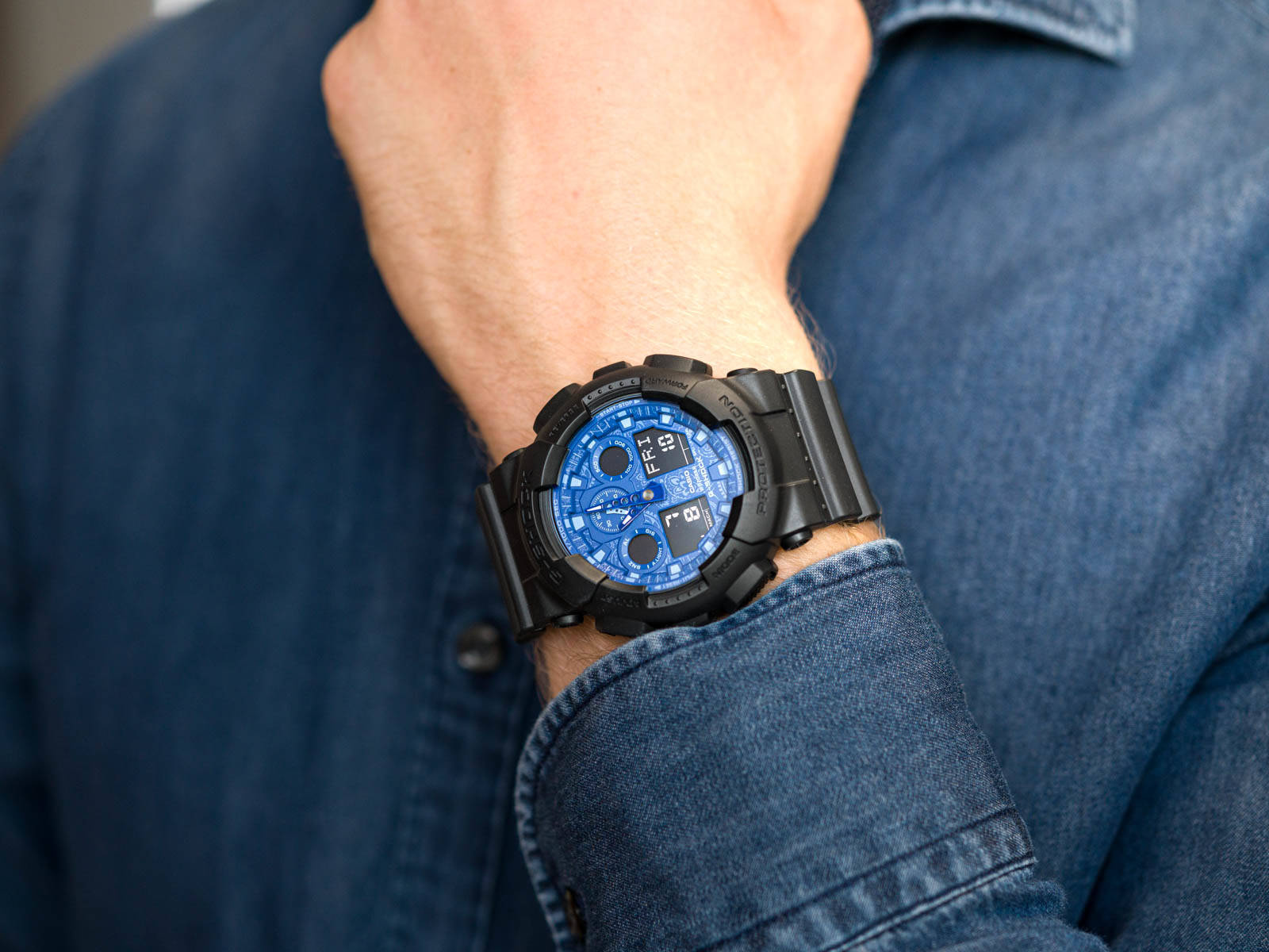 Zegarek Casio G-Shock GA-100BP-1AER - CrazyTime.pl