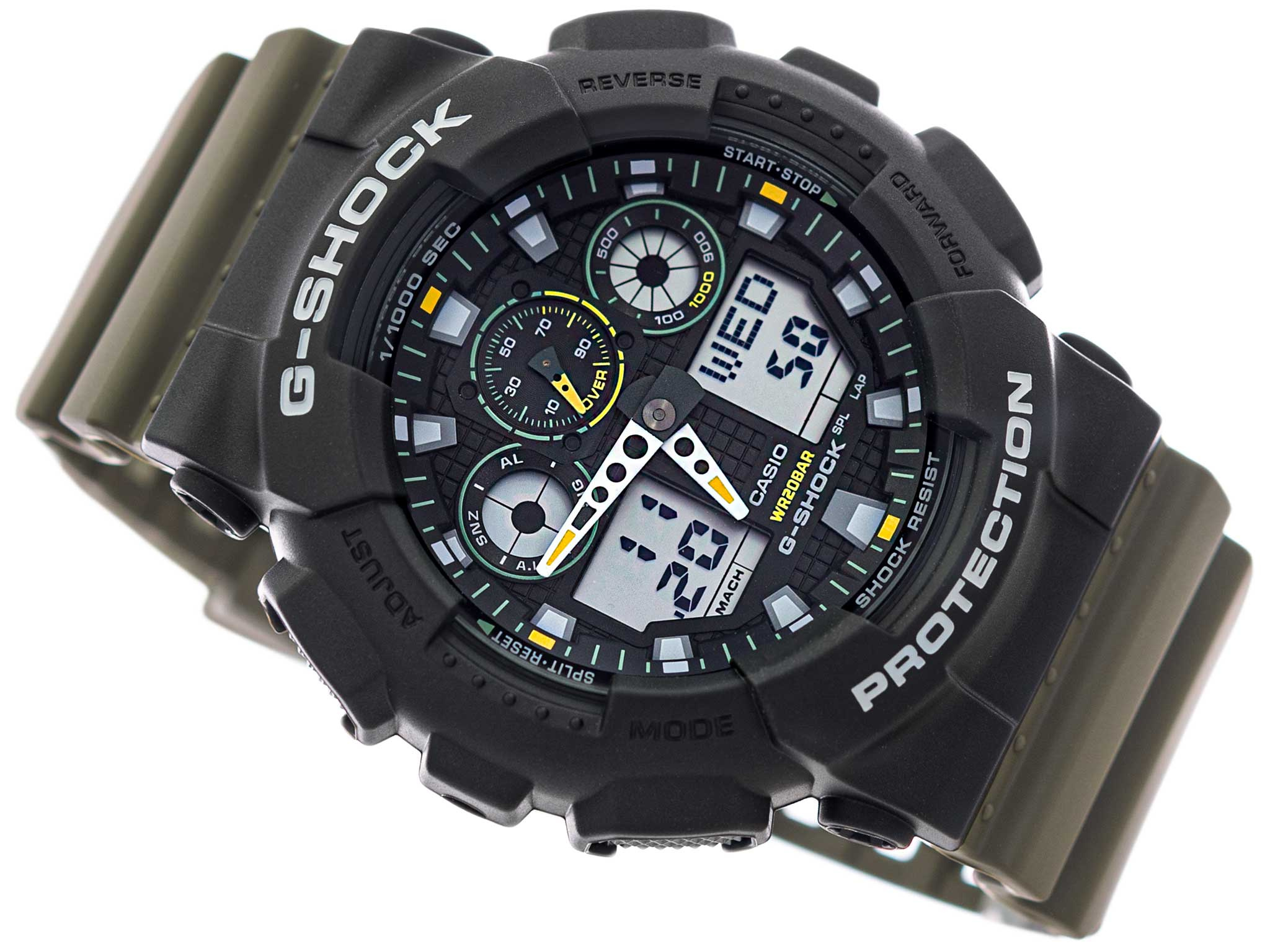 Casio G-Shock GA-100TU-1A3ER - CrazyTime.pl