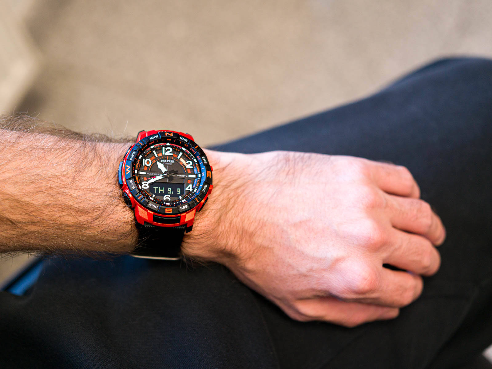 Zegarek Męski Casio PROTREK PRT-B50-4ER - CrazyTime.pl