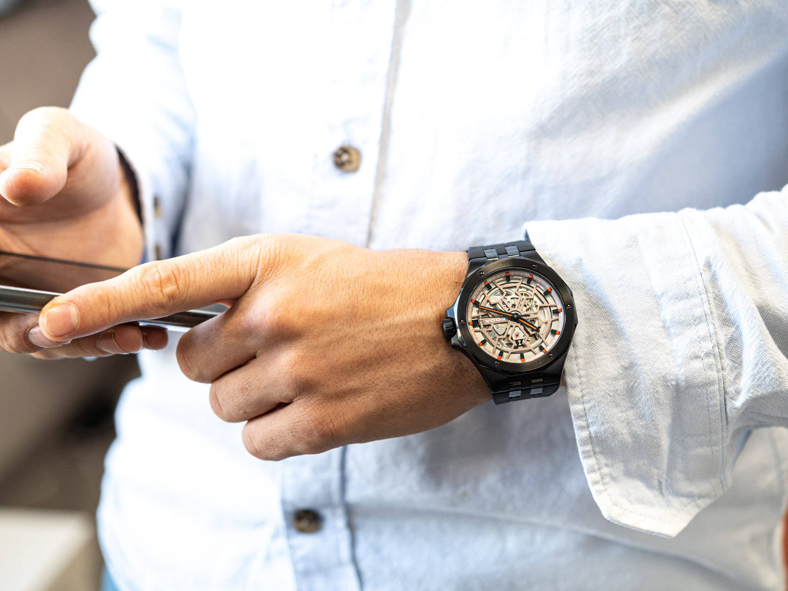 Zegarek Edox DELFIN MECANO 85303 37NCA BEIO - CrazyTime.pl