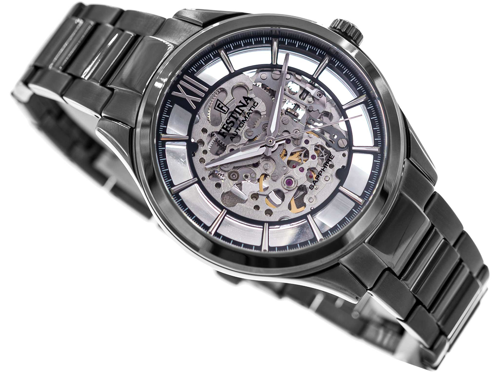 Zegarek Festina Automatic Skeleton F20632/1 - CrazyTime.pl