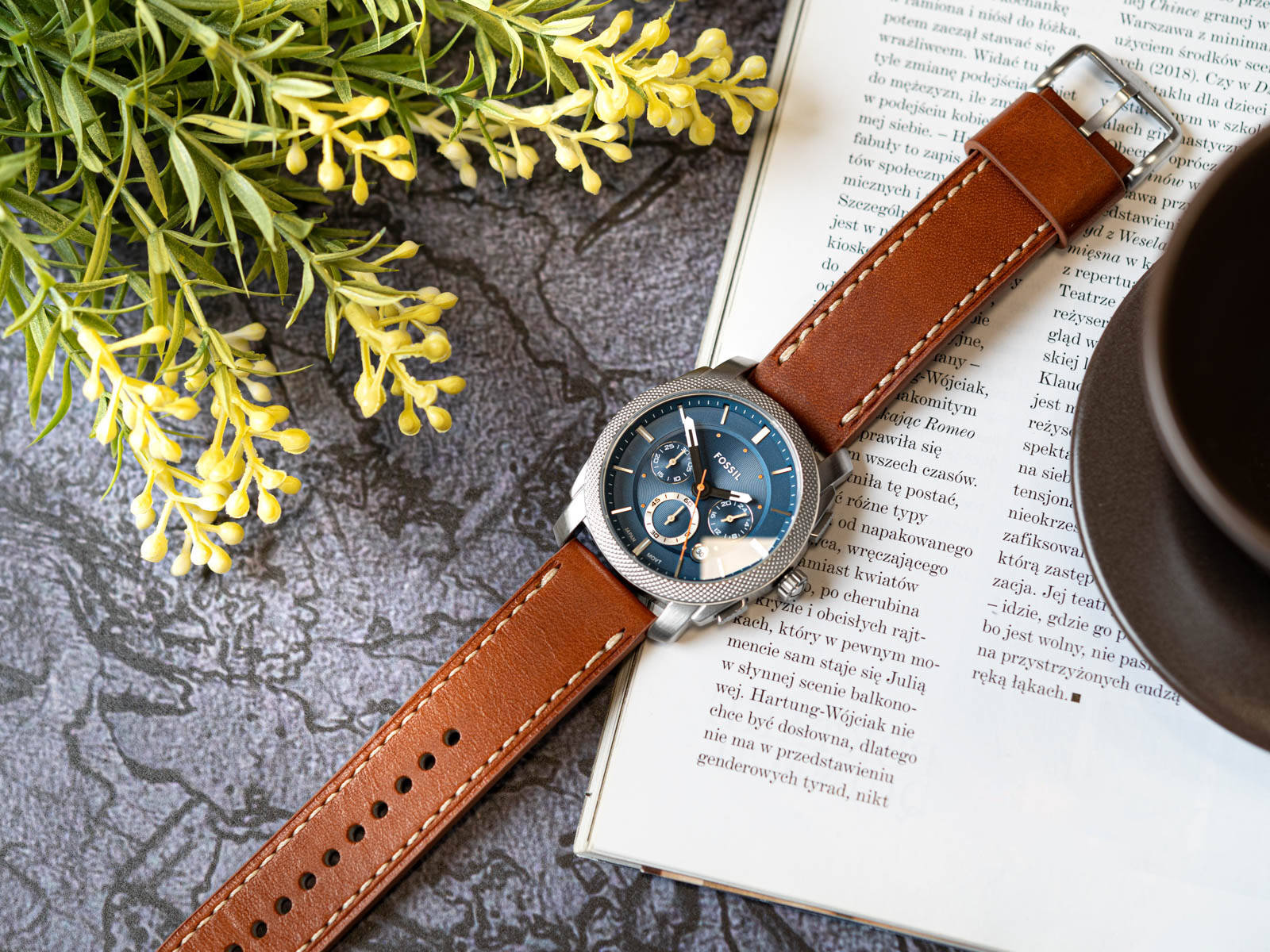 Zegarek Męski Fossil Machine Chronograph FS6059 - CrazyTime.pl