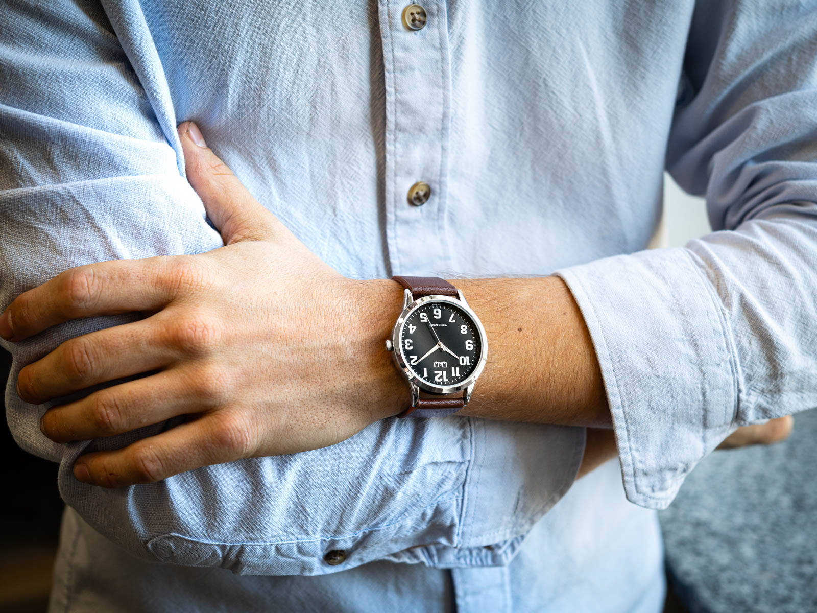 Zegarek męski Q&Q C10A-033PY - CrazyTime.pl