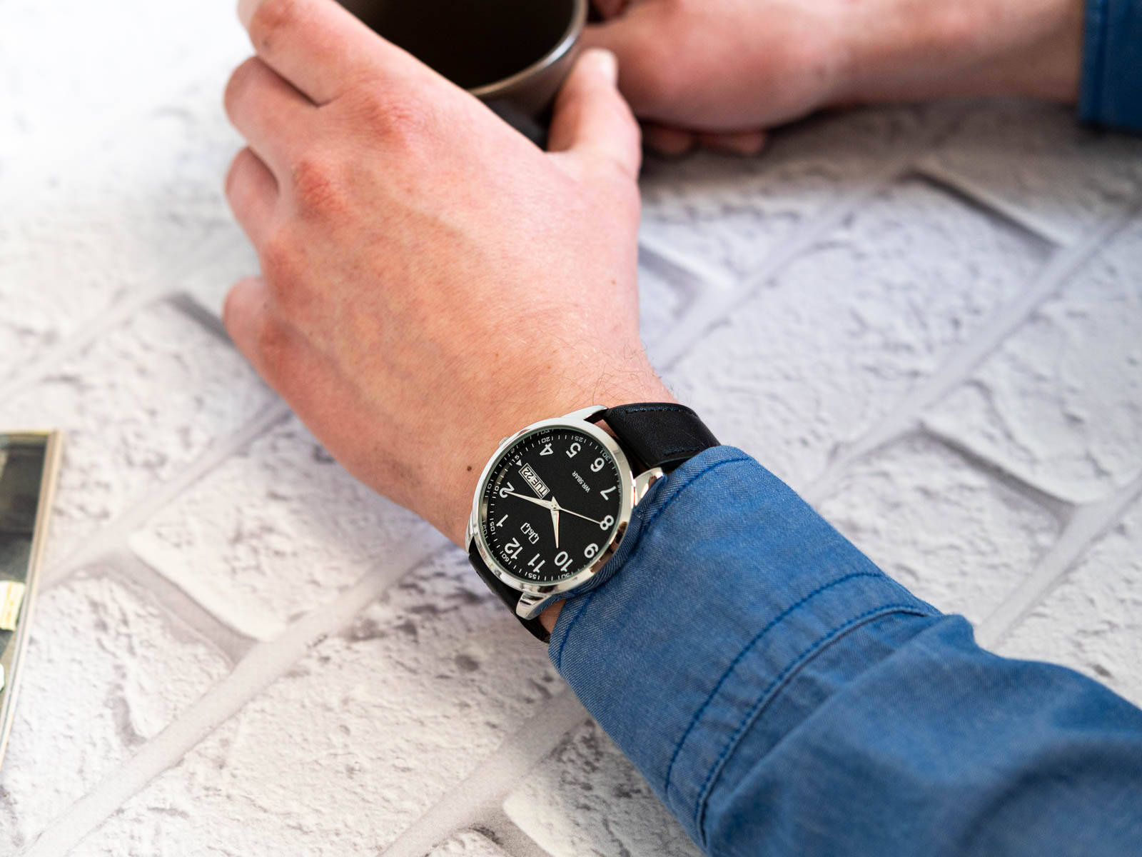 Zegarek męski Q&Q C32A-008PY - CrazyTime.pl