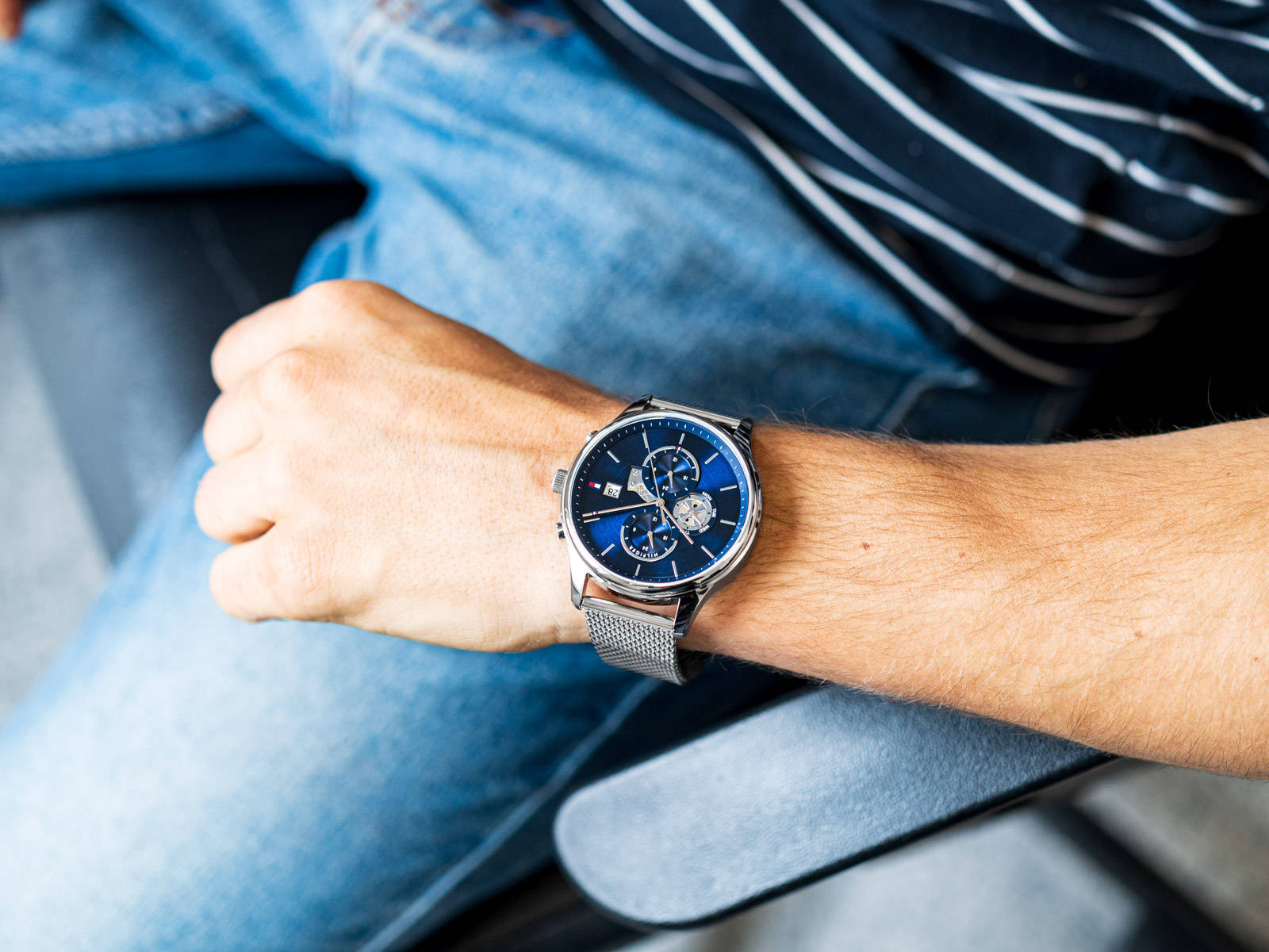 Zegarek Męski Tommy Hilfiger Weston 1710504 - CrazyTime.pl